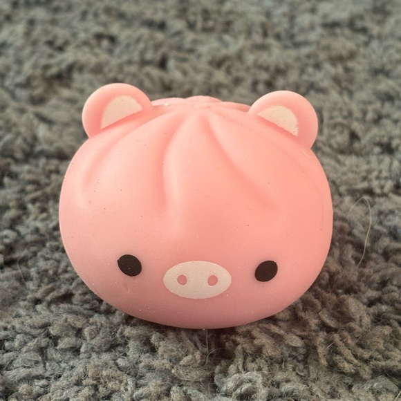 Toys | Nwot Pink Pig Dumpling Squishy Stress Fidget Toy | Poshmark